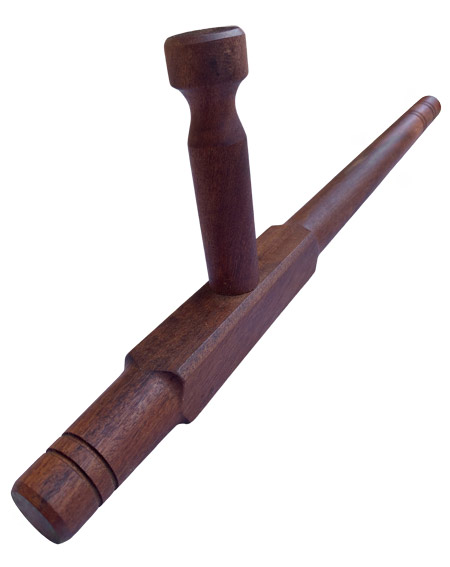 Tonfa Okinawa in Pyinkado wood